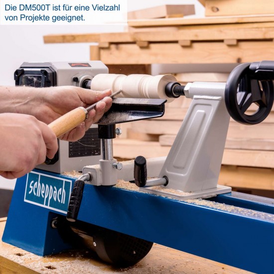 SCHEPPACH DM 500T Devir Ayarlı Ahşap Torna Makinası 400 Watt - fiyat ...