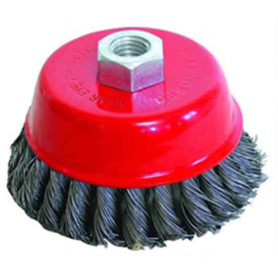 CTM BC 125 Taşlama İçin Burgulu Tel Fırça 125 mm