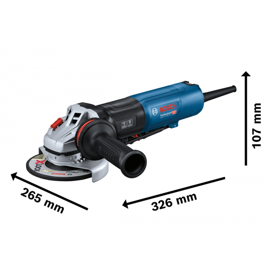 BOSCH GWS 17-125 PS Avuç Taşlama 1700 Watt Devir Ayarlı (İnce Gövdeli ...