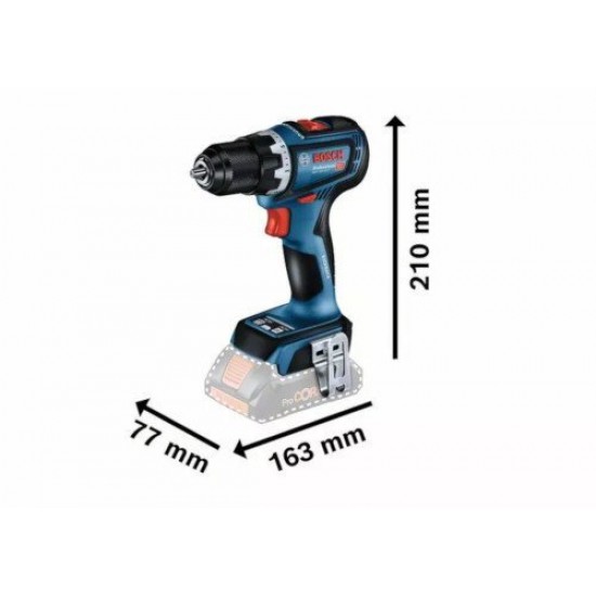 BOSCH GSB 18V-90 C Kömürsüz Şarjlı Darbeli Matkap 18 Volt 5.0 Ah